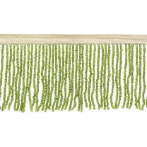 3 3/4" (9.5cm) Long Decorative Beaded Fringe Trim with Fancy Gimp ...
