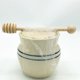Martinez Pottery Heritage Blue Stripe Stoneware Honey Pot with Wooden ...