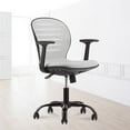 Comfort Mesh Home Office Swivel Height Adjustable Task Chair Gray ...