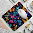 Colorful Butterfly Mouse Pad, Personality Design Rubber Base for Office ...