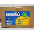 Excellerations Sustainably Harvested Rubberwood Peg Number Boards ...