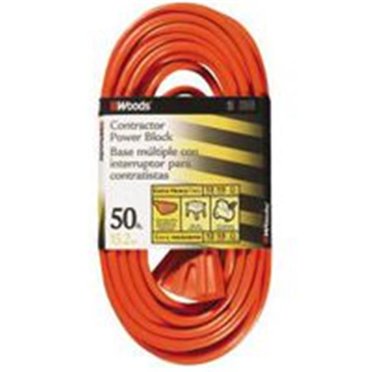 Coleman Cable 100 ft. 14/3 Yellow Jacket Extension Cord - Walmart.com