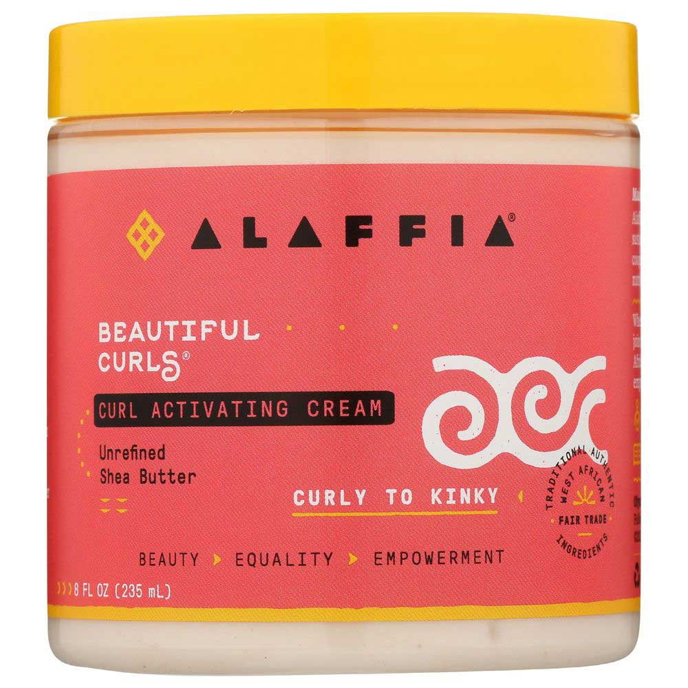 Alaffia Beautiful Curls Activating Curl Hair Cream 8 Fluid Ounce 1 Each