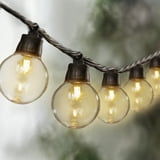 Everlasting Glow 40 Electric LED Patio Lights on a String with Clear ...