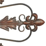 DecMode Brown Metal Scroll Cross Wall Decor - Walmart.com