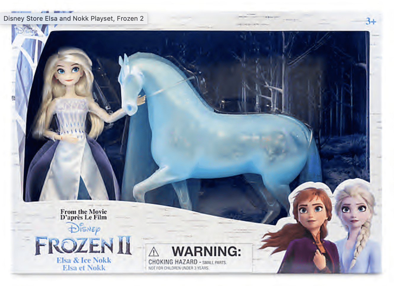 Disney Elsa and Nokk Playset Frozen 2 New With Box - Walmart.com