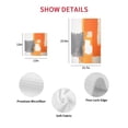 Burnt Orange Gray Kitchen Dish Towels for Drying Dishes Set of 4 ...