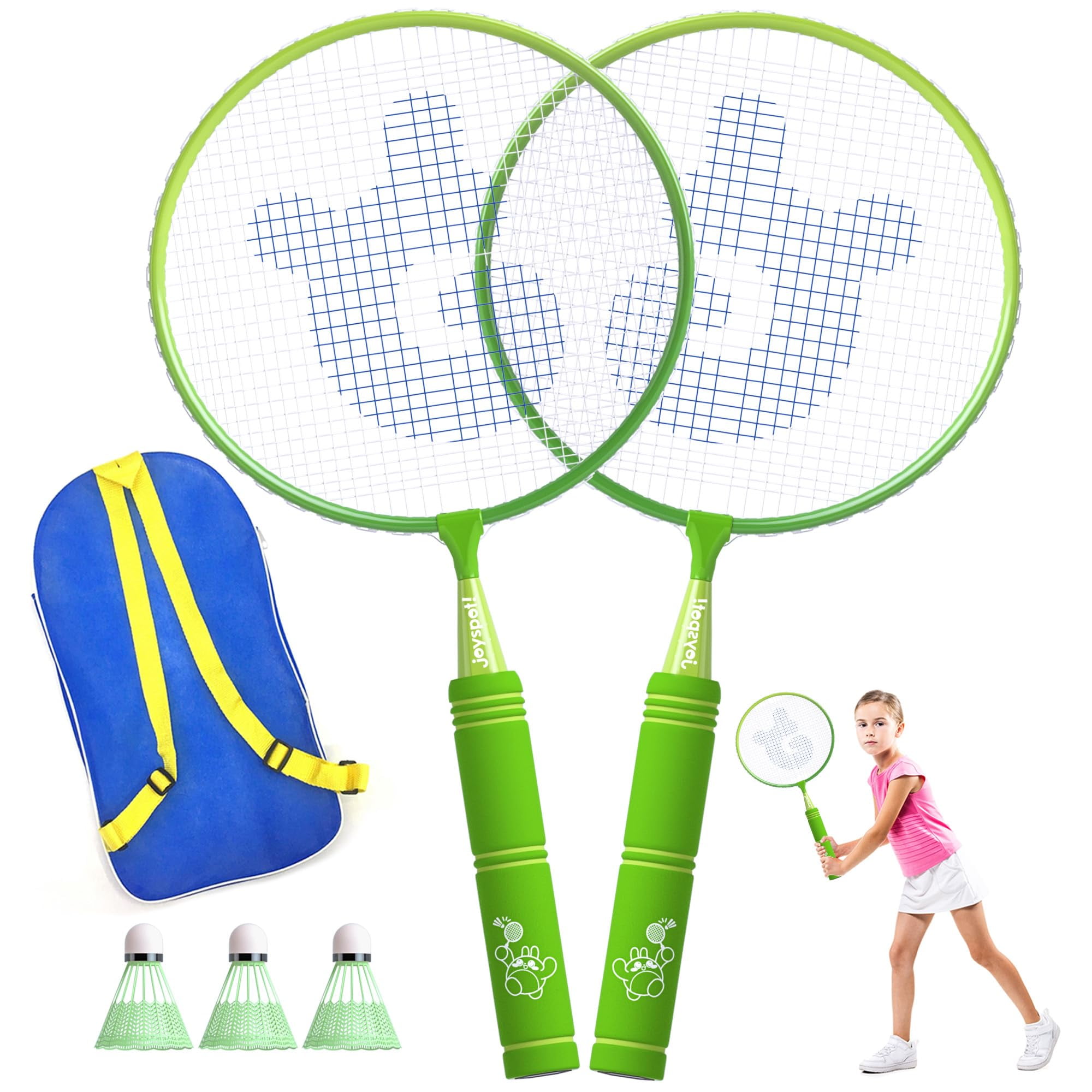 Set de raquetas de bádminton para niños JOY SPOT! Ligero de 44 x 22 cm ...