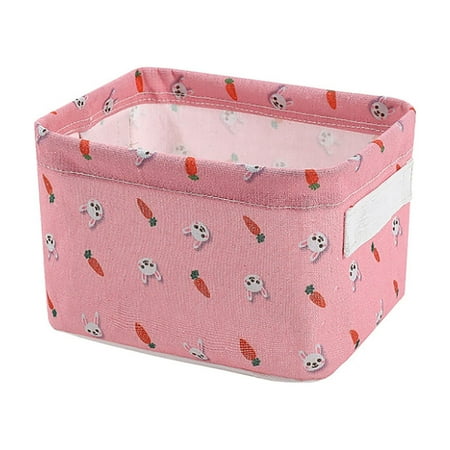 Lisbinx Foldable Canvas Cartoon Storage Box,Fabric Storage Basket ...