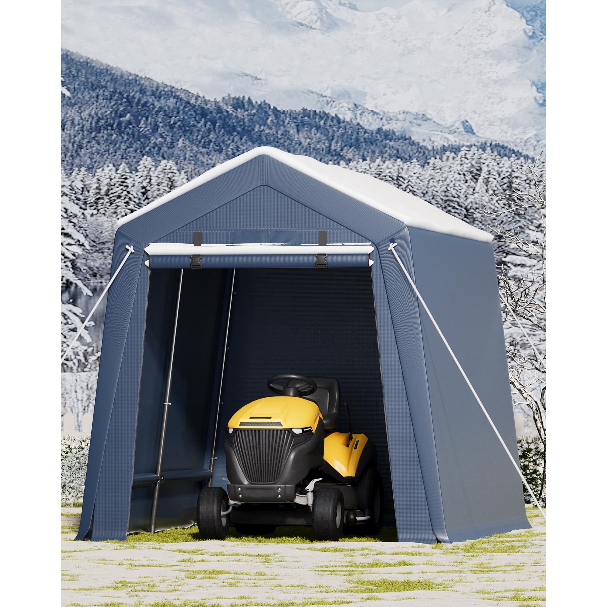 Click here for Glorystar 7x10 Ft Outdoor Storage Shed  Heavy Duty... prices