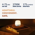 Coco, White 2700K Dimmable Cordless Portable USB-C Rechargeable Table ...