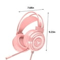 Avtoify Stereo Gaming Headset Noise Cancelling Over Ear Headphones with Mic, LED Light, Bass ...
