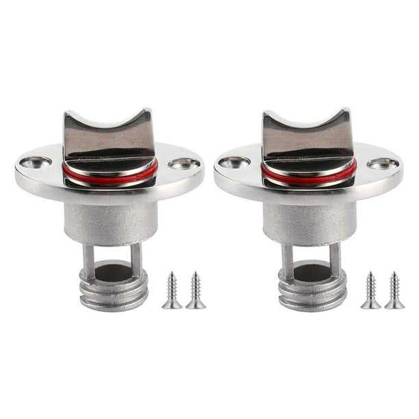 Goriertaly 2 Pieces Boat Drain Stoppers Stainless Steel Sealing Screw ...