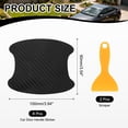 8Pcs Car Door Handle Sticker 3.54" x 3.94" Car Door Cup Protector ...