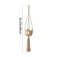 Bohemian Hanging Mesh Storage Basket with Tassels – Durable Reusable ...