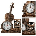 Bookcase Shelf Clock Alarm Clocks for Kids Fiddle Student Golden ...
