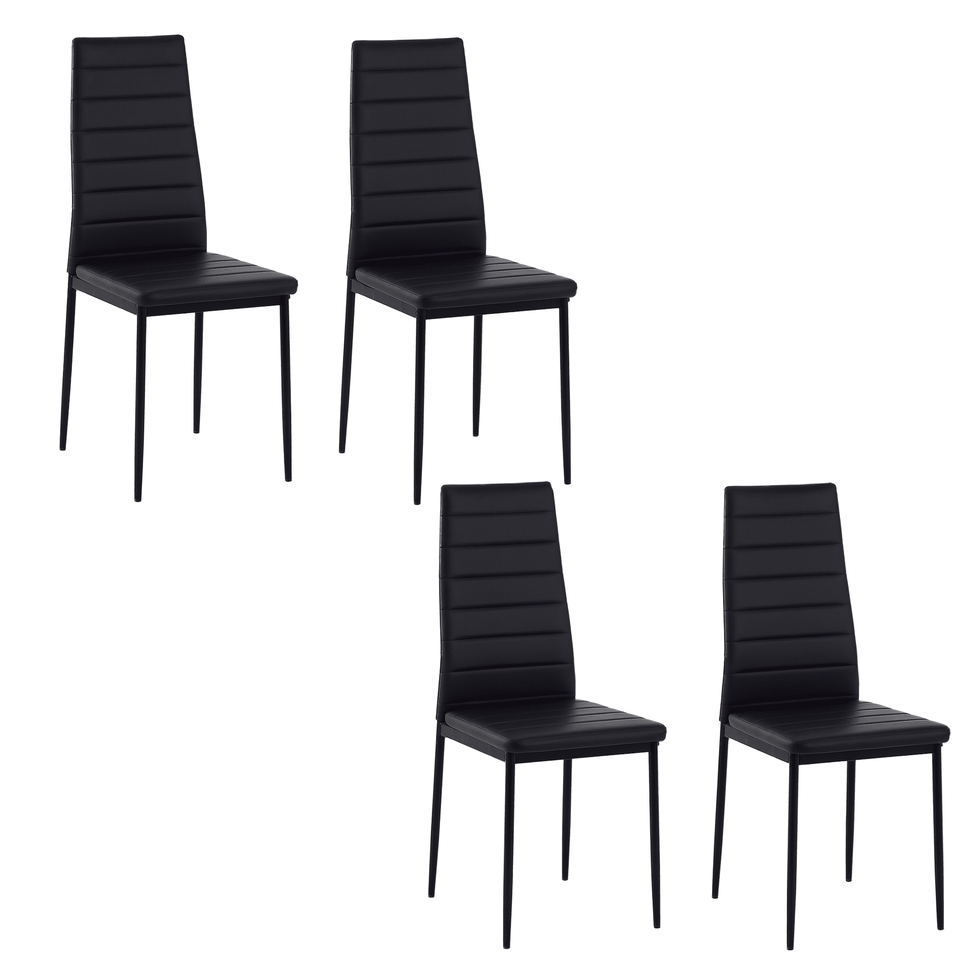 Click here for Homcom Dining Chairs  Set Of 4  Pu Leather Upholst... prices