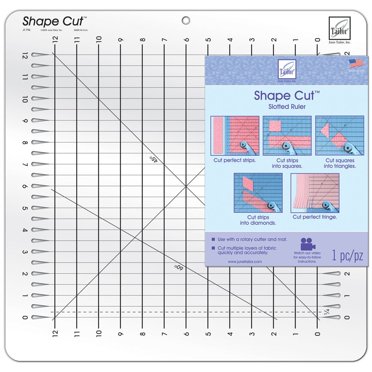 June Tailor Fringe Cut Slotted Ruler -6"X12" - Walmart.com