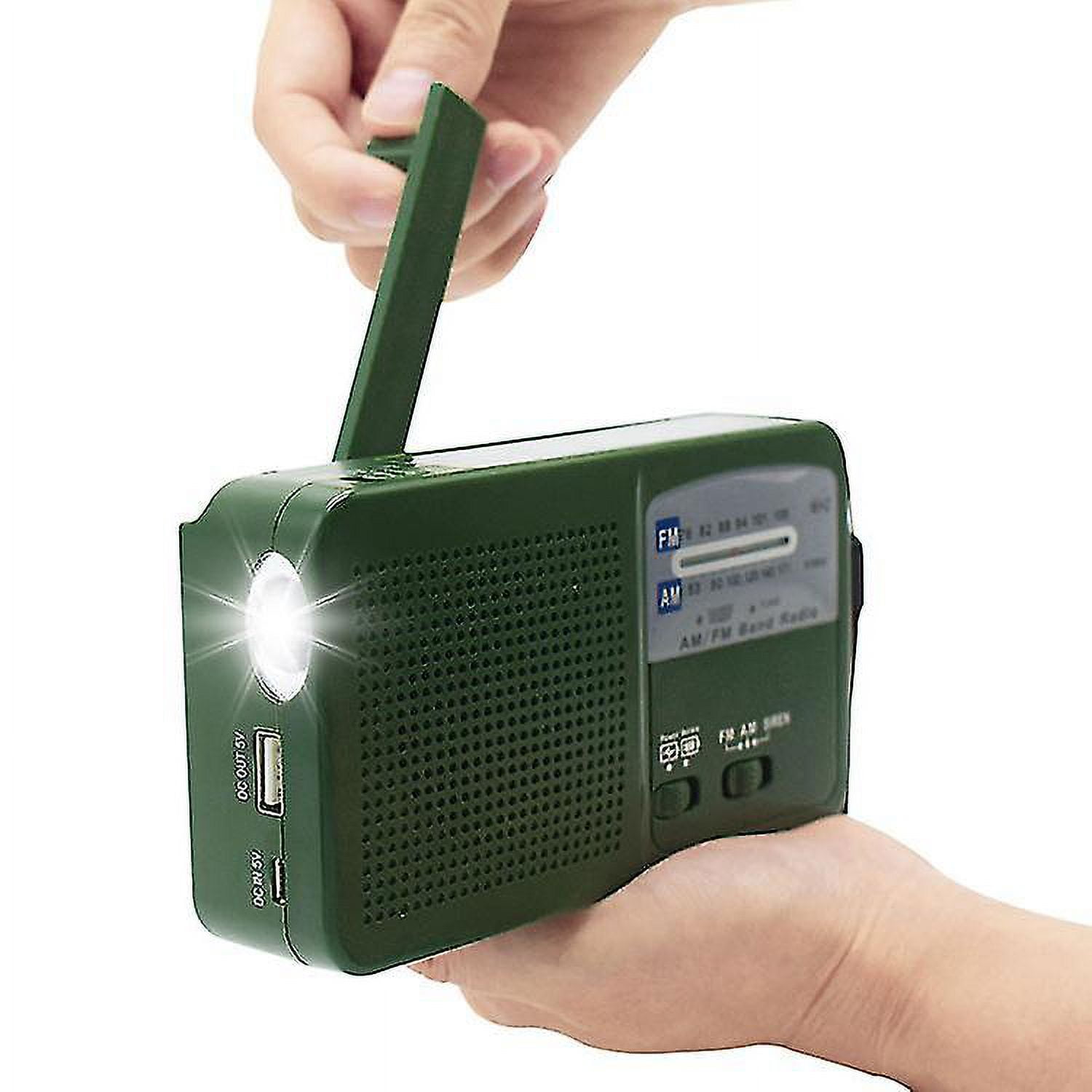 Panel solar recargable USB Radio solar con manivela | Walmart en línea