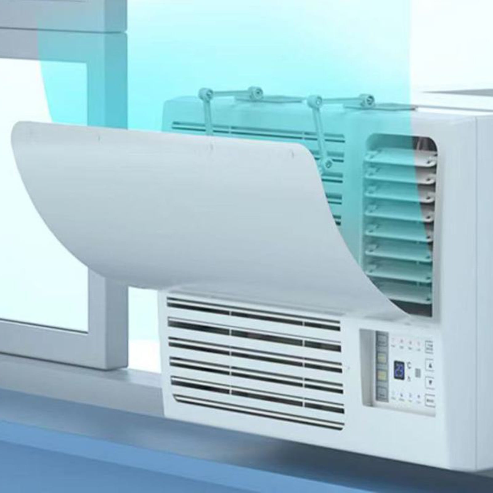 Adjustable Air Diverter Retractable Air Conditioner Deflector ...