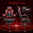 Gaming Chair, Seenda Video Game Chair with Footrest and Lumbar Support ...
