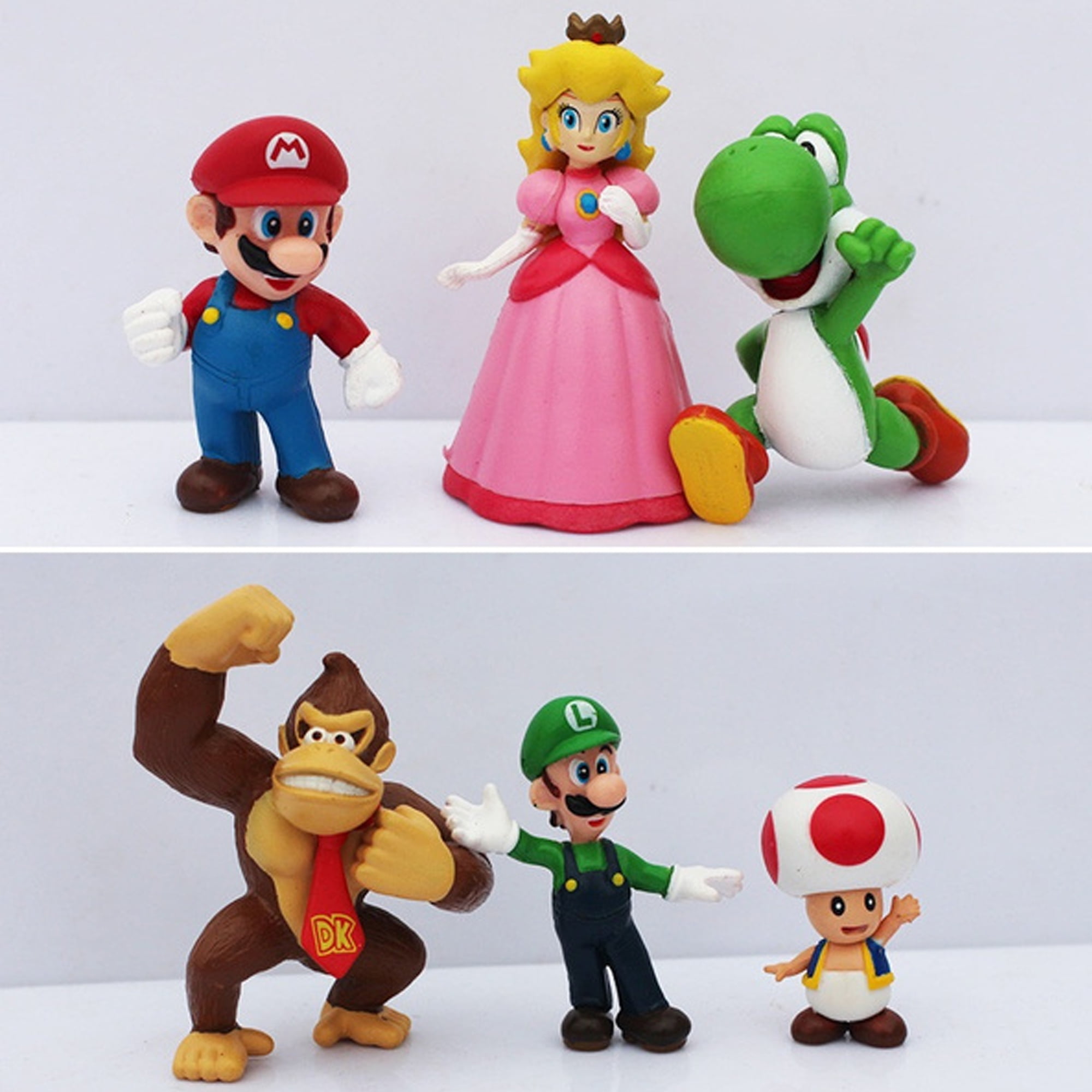 Buy Sunisery 6 PCS Cute Cartoon Super Mario Bros Super Mary Princess ...