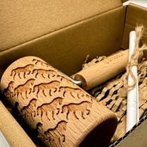 Stodola Engraved Mini Rolling Pin with FOLK ROOSTER Pattern - Walmart.com