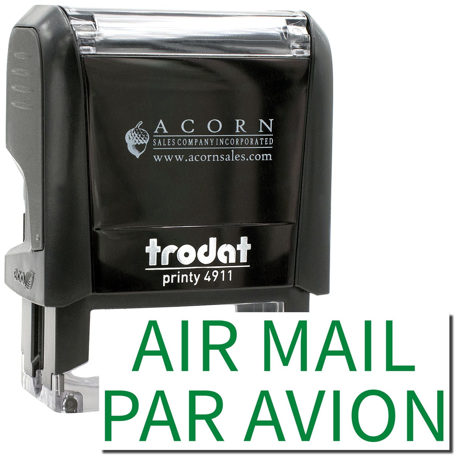 Self-Inking Air Mail Par Avion Stamp, Trodat Printy 4911, Press and ...