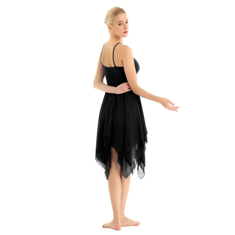 Black Lyrical Dance Costumes