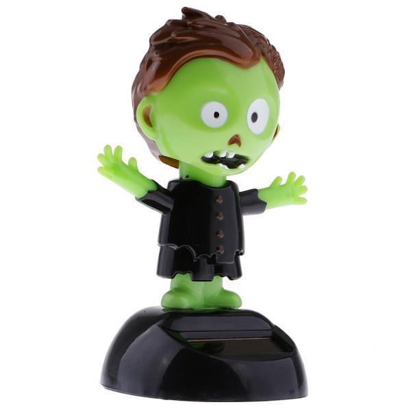 6xSolar Powered Dancing Bobble Head Toy Car Decor Bobble Toys Cara ...