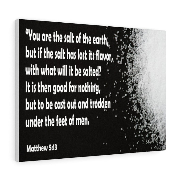You Are The Salt Of The Earth Christian Art Print Of
