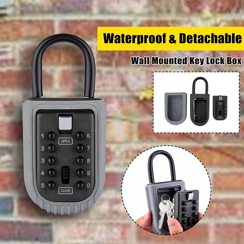 Key Lock Box Safe And Secure Locker Easy Installation And Operation ...