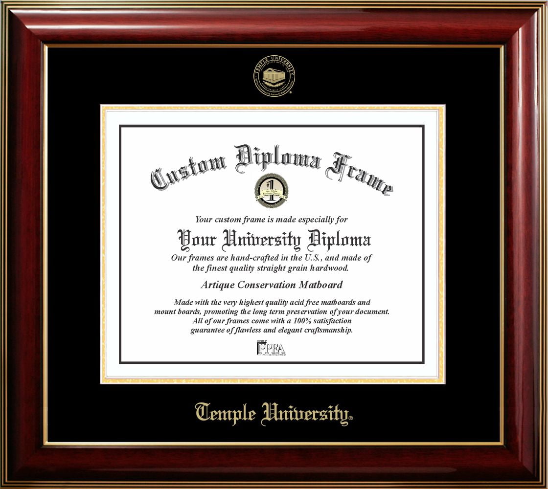 Temple University Classic Diploma Frame - Walmart.com