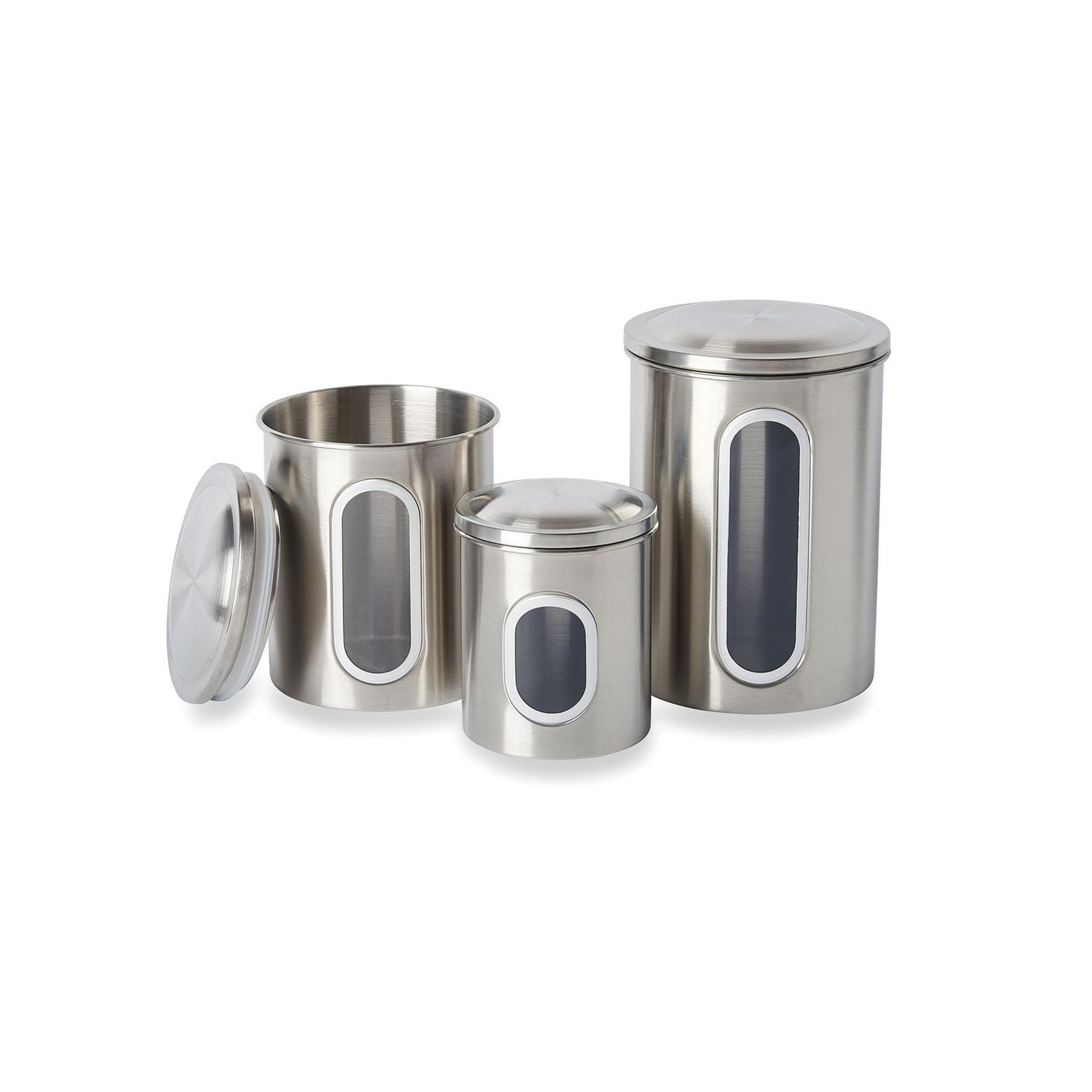 Click here for Fox Run Stainless Steel Canister Set  Set Of 3 5.7... prices