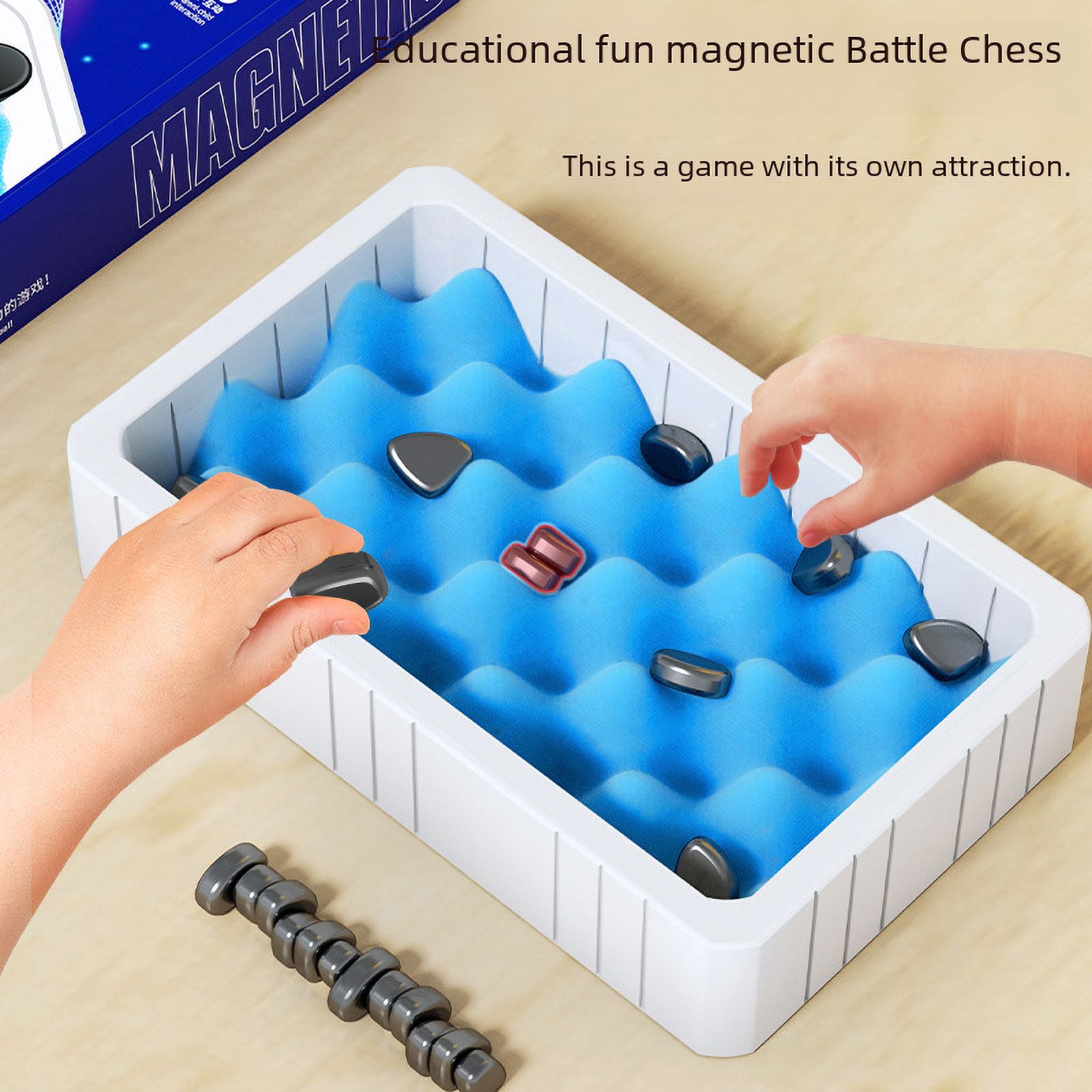 Juego de mesa educativo de ajedrez de batalla magnética para niños ...
