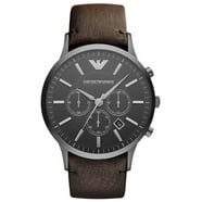 Emporio Armani Black Stainless Steel Chronograph Men's Watch, AR2485 ...