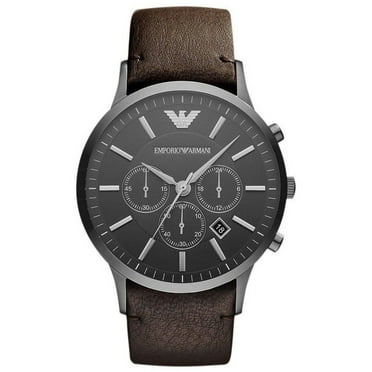 Emporio Armani Black Stainless Steel Chronograph Men's Watch, AR2485 ...