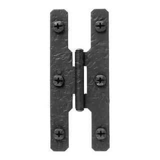 2 Pack 7 inch Decorative Hinges Black Wrought Iron Hinges Decorative ...