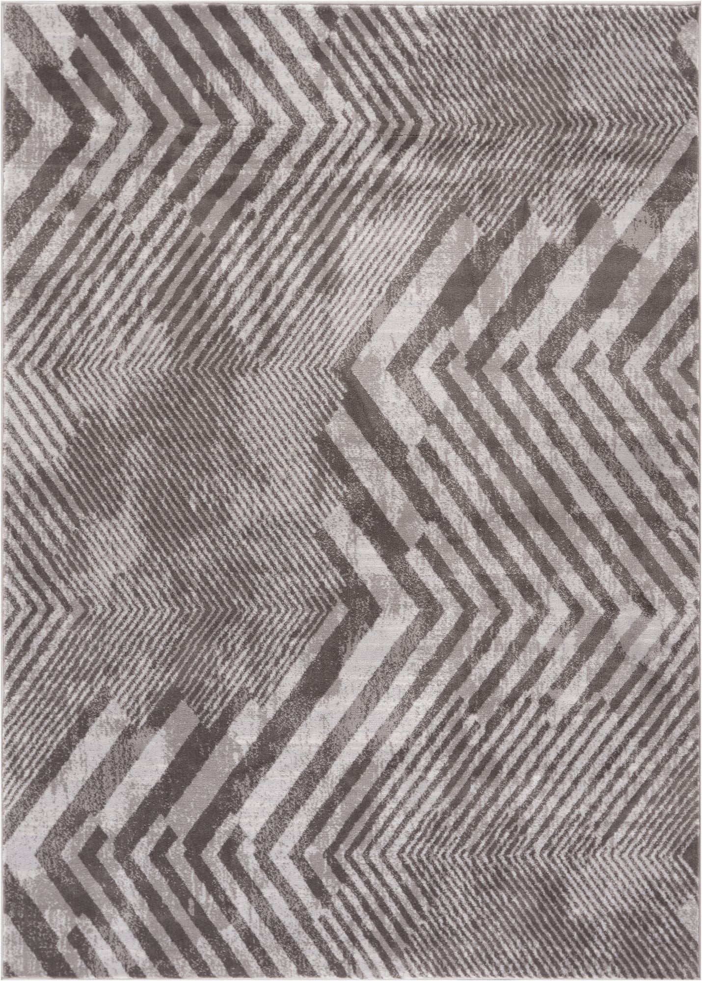 Well Woven London Chevron Contemporary Area Rugs, Gray - Walmart.com