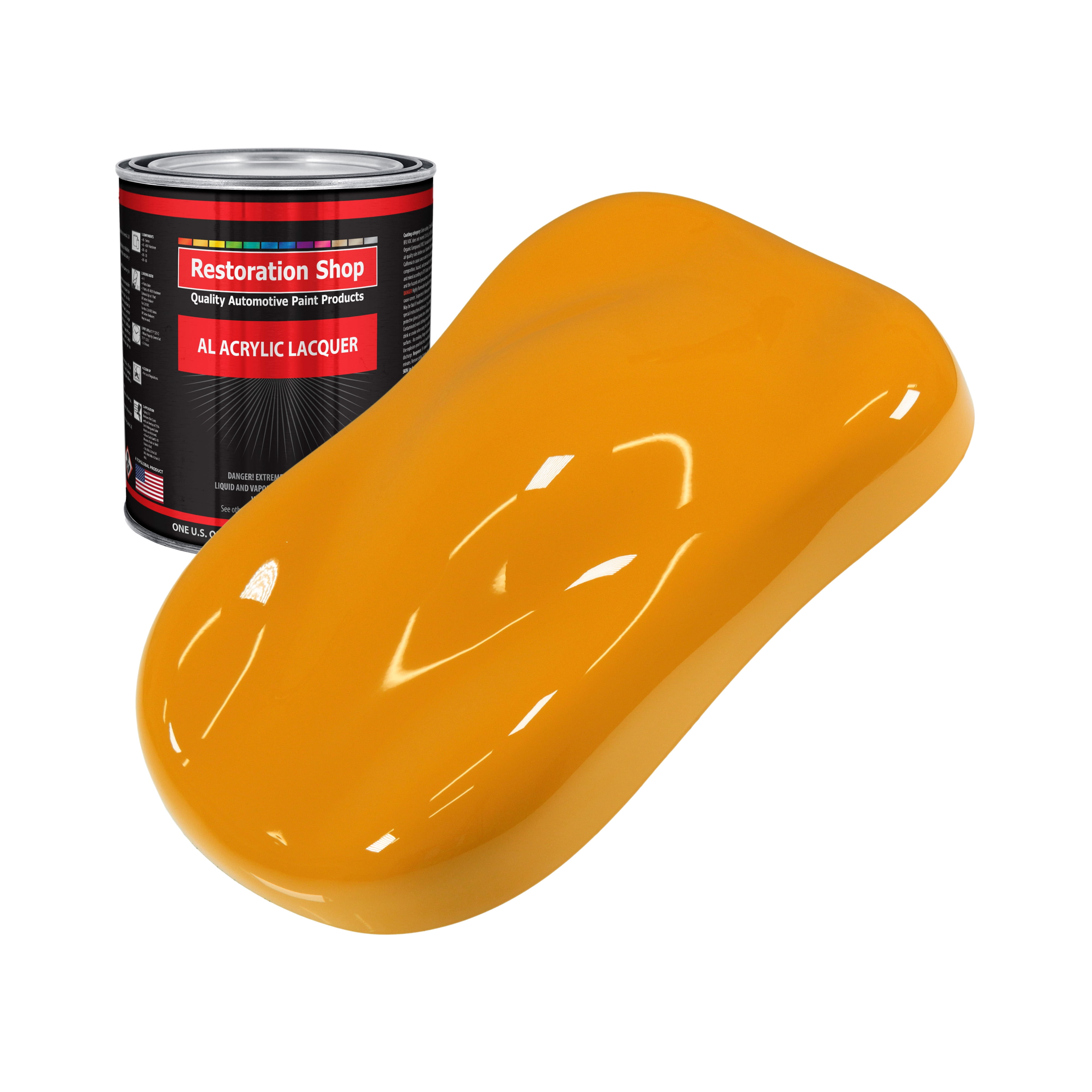 Restoration Shop School Bus Yellow Acrylic Lacquer Auto Paint Quart restoration-shop-school-bus-yellow-acrylic-lacquer-auto-paint-quart