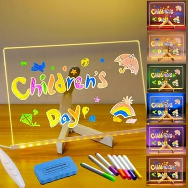 Cosmody LED Drawing Board with 12 Color Pens, Cosmody LED Board with ...