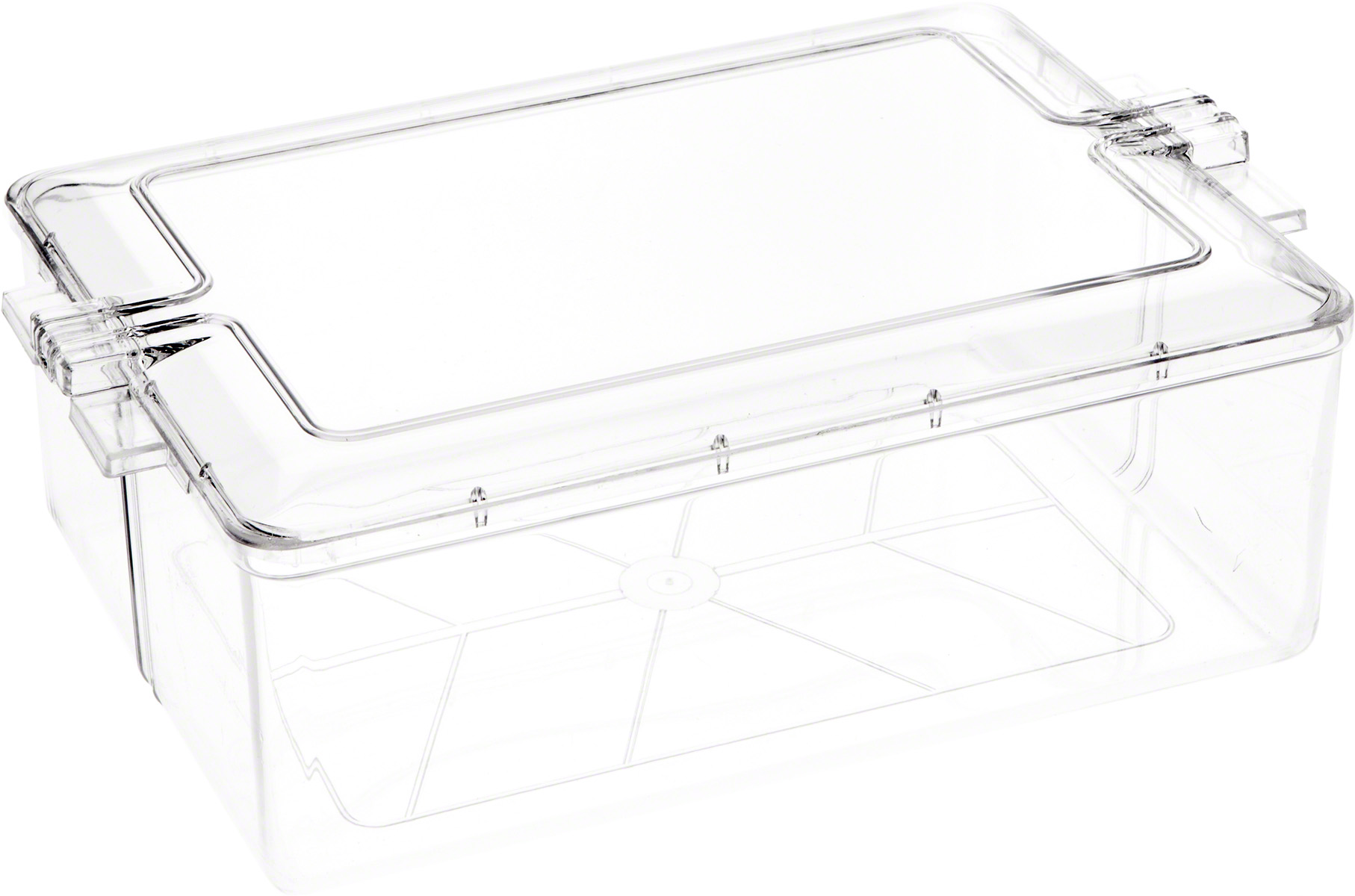 Pioneer Plastics 195C Clear Rectangular Plastic Container, 10.625" W x ...