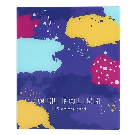 il Color Chart Display Book,115 Colors Portable il Color Card with Tips ...