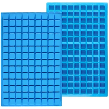2 Pack Square Silicone Candy Molds - 126 Cavity Mini Silicone Molds ...