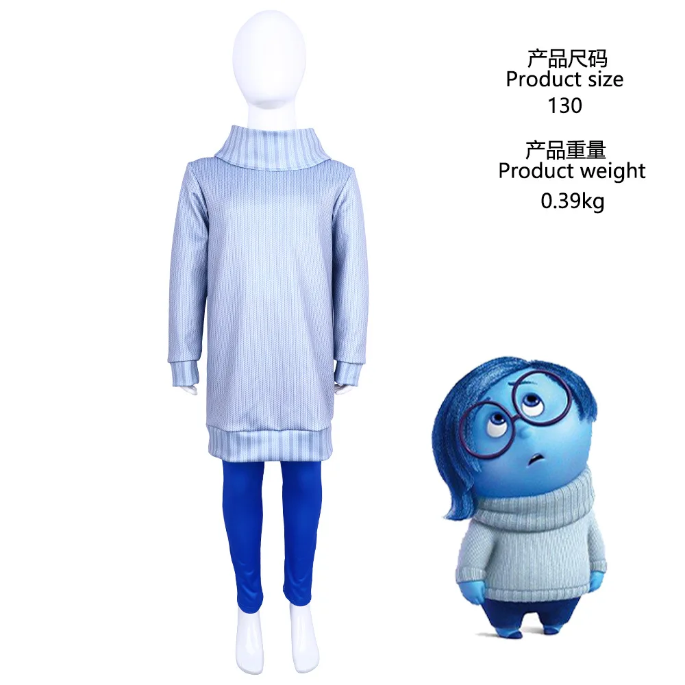 Disfraz de la película Inside Out 2 para adultos y niños, traje de ...