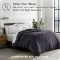 Bare Home Shaggy Faux Fur Duvet Cover - Ultra Soft - Fluffy Crystal ...