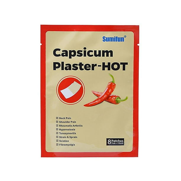 8 Pcs Pain Relieve Patch Chinese Medical Capsicum Plaster For Joints ...