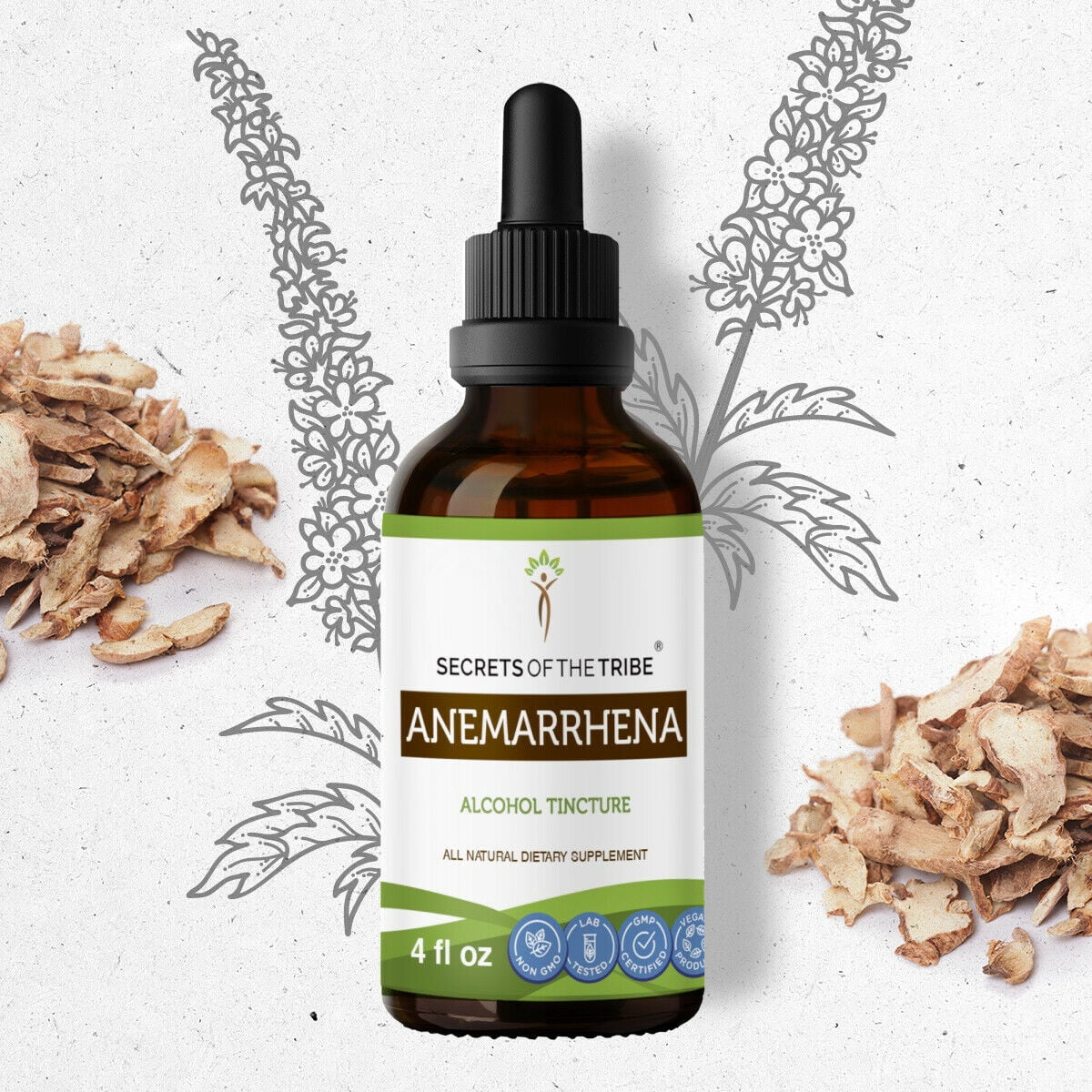 Anemarrhena Tincture Alcohol Extract, Wildcrafted Anemarrhena, Zhi Mu ...