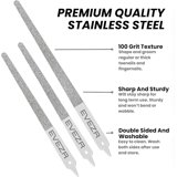 Evezr 3Pcs Sharp Stainless Steel Nail File Set - Walmart.com