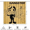 Bendy And The Ink Machine 4 Piece Cartoon Shower Curtain Set Cassette ...